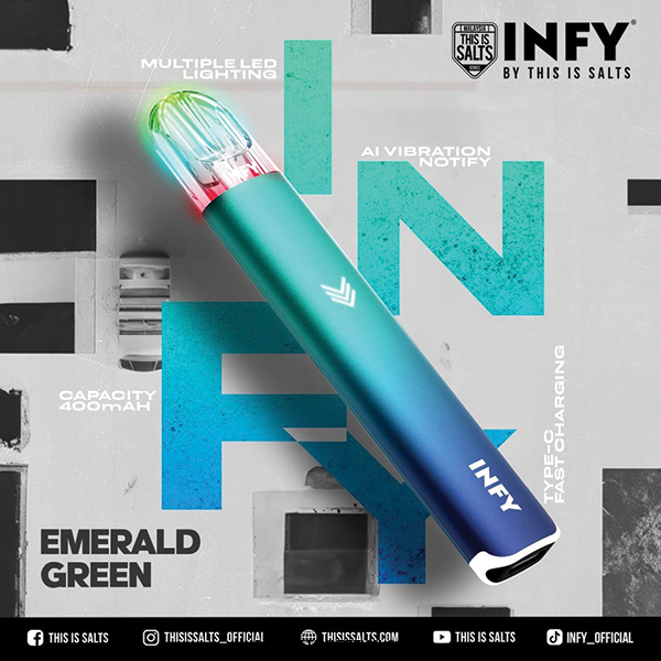 INFY by This is Salts บุหรี่ไฟ้ฟ้า Close System