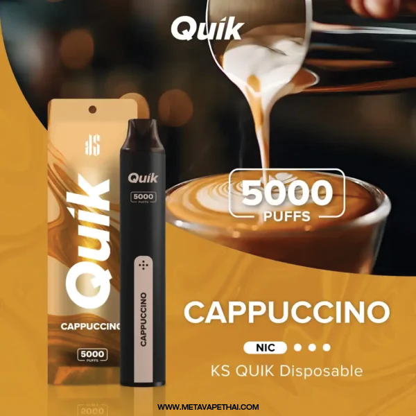 KS QUIK 5000 Puff ขนาด 10 ml. 350mAh.