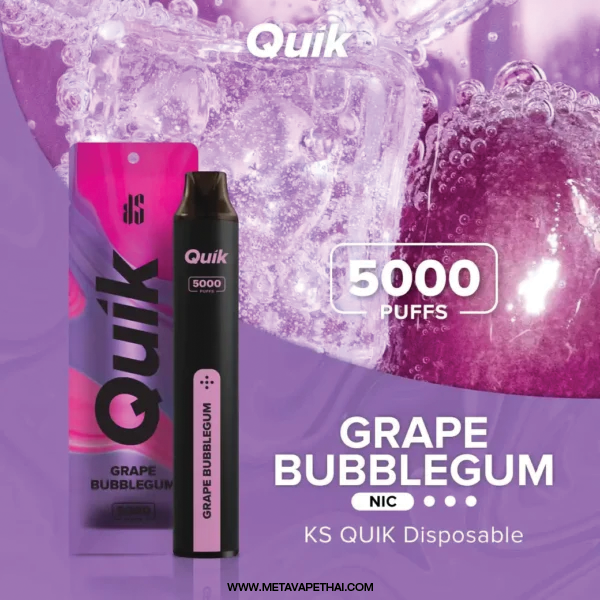 KS QUIK 5000 Puff ขนาด 10 ml. 350mAh.