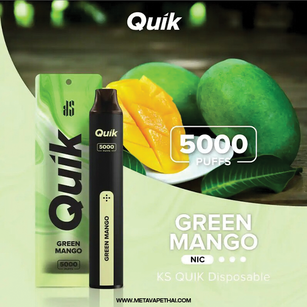 KS QUIK 5000 Puff ขนาด 10 ml. 350mAh.