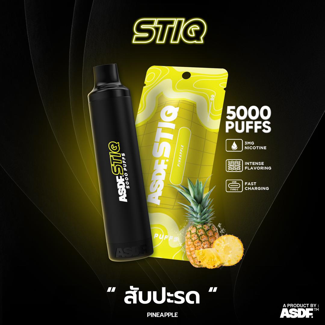 พอตใช้แล้วทิ้ง asdf stiq 5000 puffs - meta