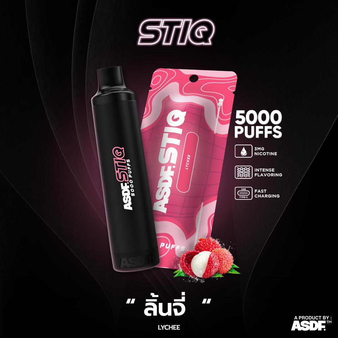 พอตใช้แล้วทิ้ง asdf stiq 5000 puffs - meta